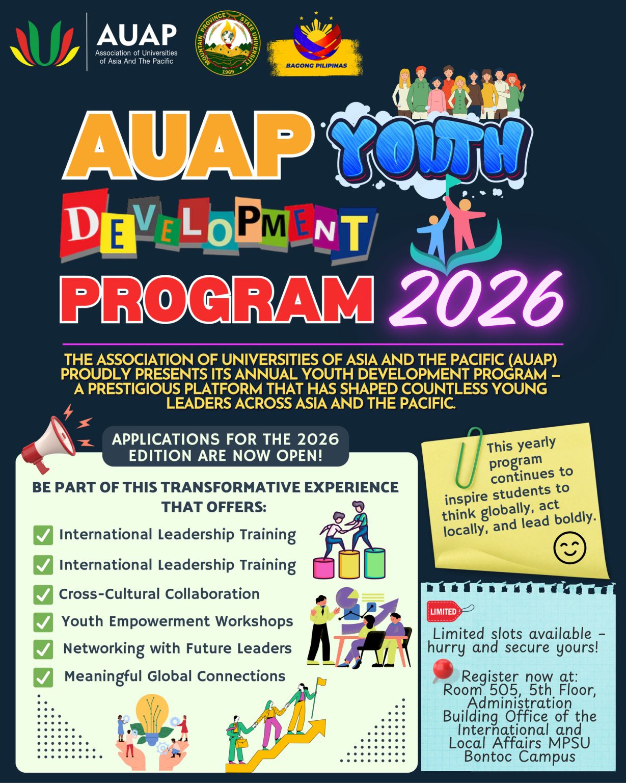 ️AUAP Youth Development Program 2026 - Linkages and International Affairs