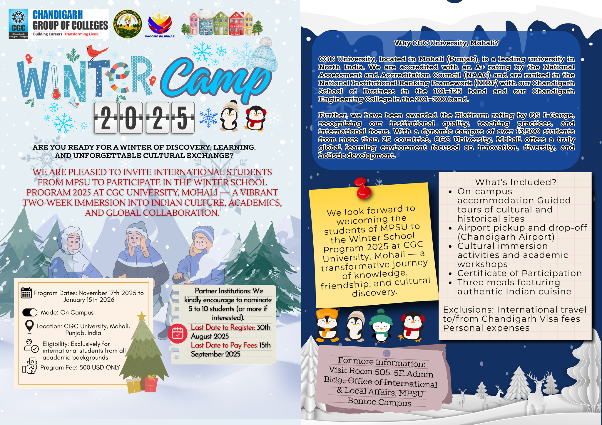 ️Winter Camp 2025 - Linkages and International Affairs